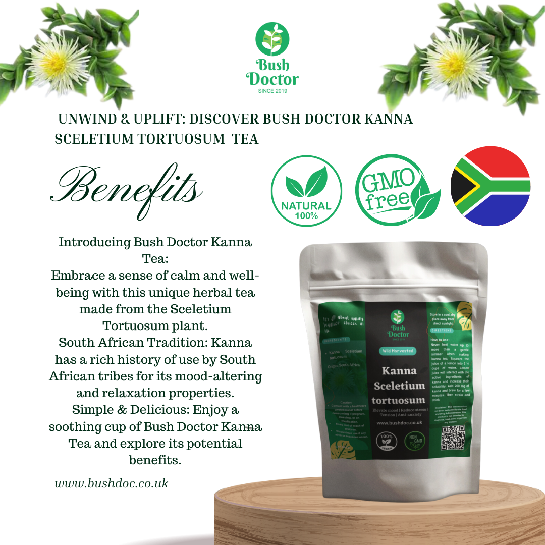 Organic Kanna Powder Fermented Sceletium Tortuosum - Bush Doctor